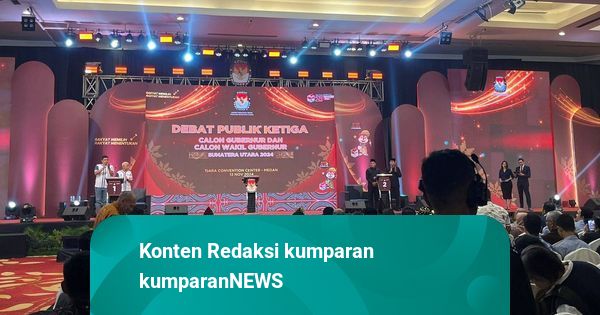 Debat Pamungkas Pilgub Sumut Dimulai, Ratusan Pendukung Bobby & Edy Bersorak | kumparan.com
